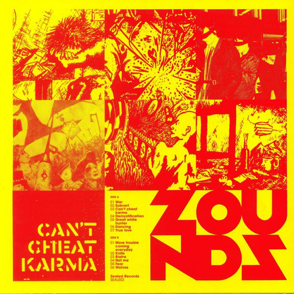 Zounds - Can't Cheat Karma [Sealed Records] LP SEAL-002 - plugd